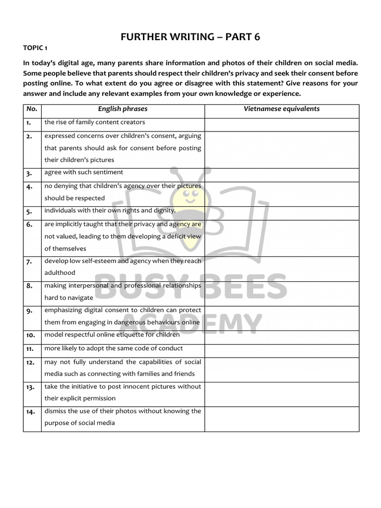 Writing Samples Part 6 Handout | PDF | Privacy | Consent