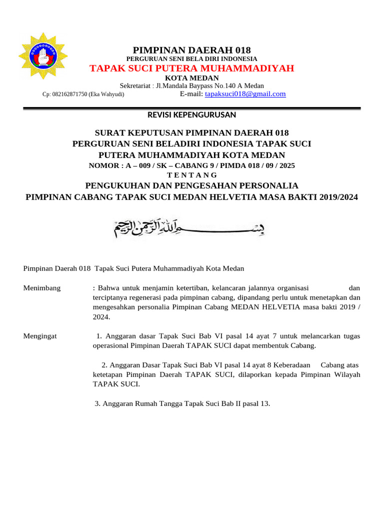 Pimpinan Daerah 011 | PDF