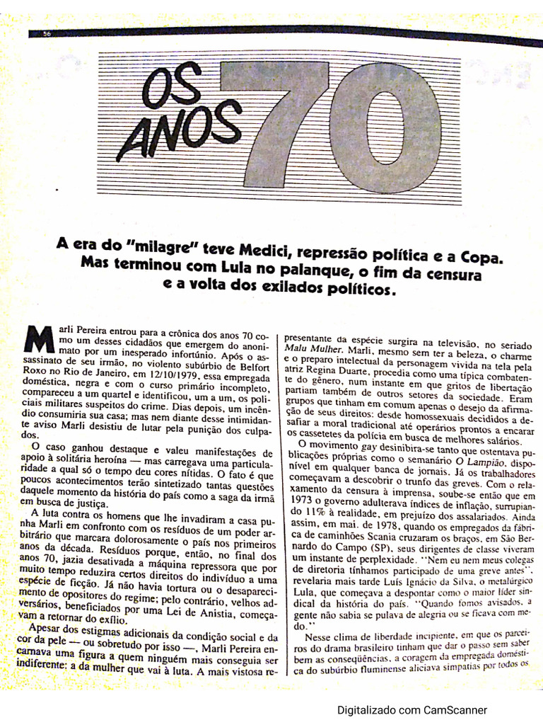 Coleção Brasil - Brasil Anos 70 Parte 1 | PDF