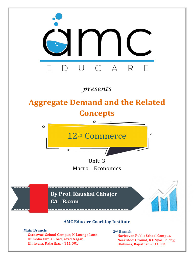 Aggregate Demand & Related Concepts - WC | PDF | Consumption (Economics ...
