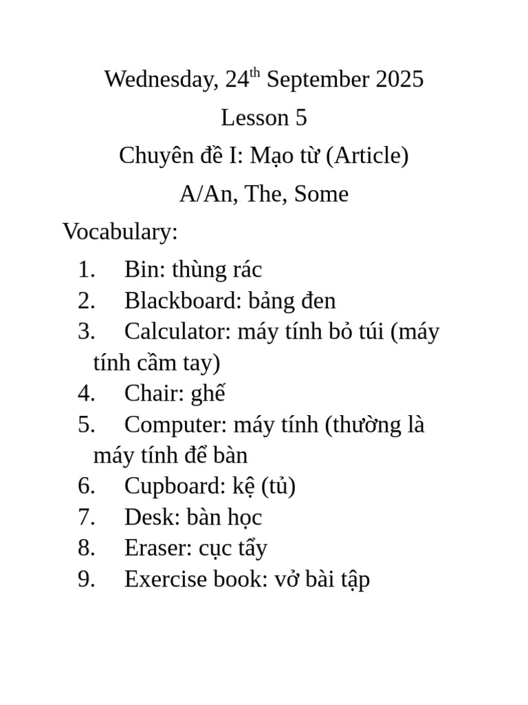 Lesson Plan 2409 TA R9+10 | PDF