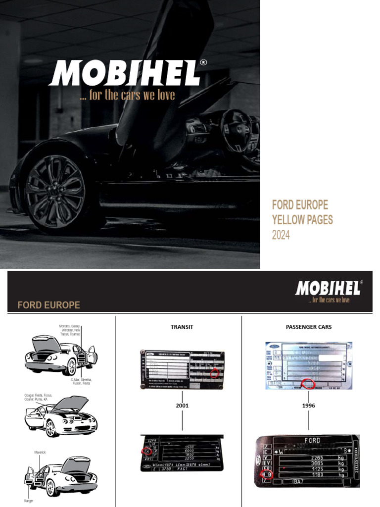 Ford Europe Yelow Pages | PDF | Ford Vehicles | Car