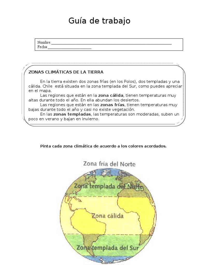 Zonas Climaticas | PDF | Viajes y turismo