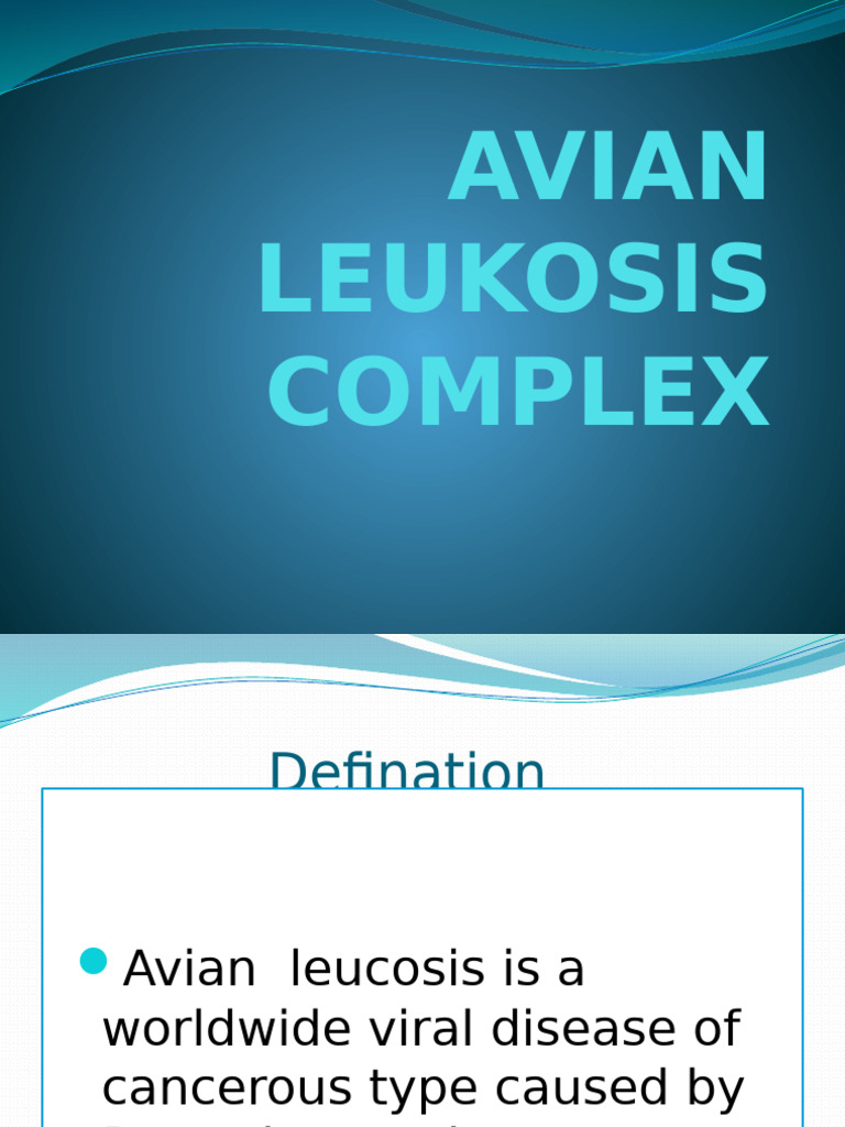 Avian Leukosis Complex | PDF | Virus | Microbiology