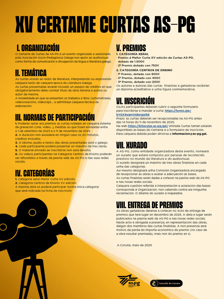 BASES DO XV CERTAME Curtas AS PG | PDF