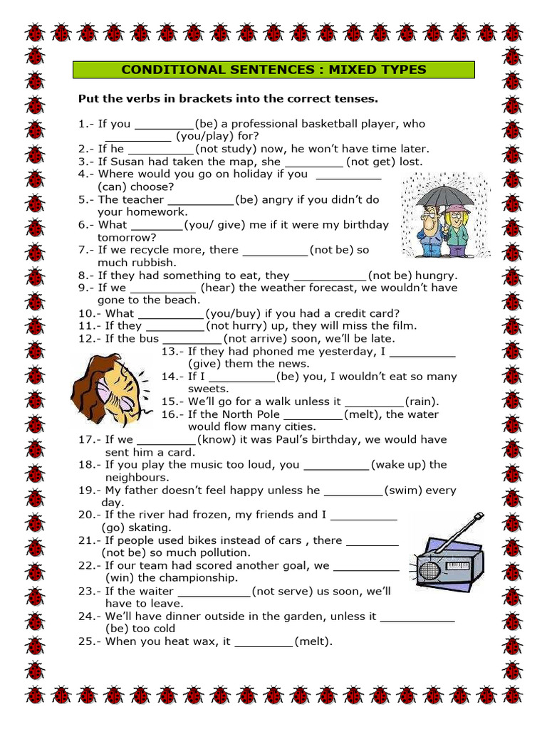 Conditional Sentences Mixed | PDF