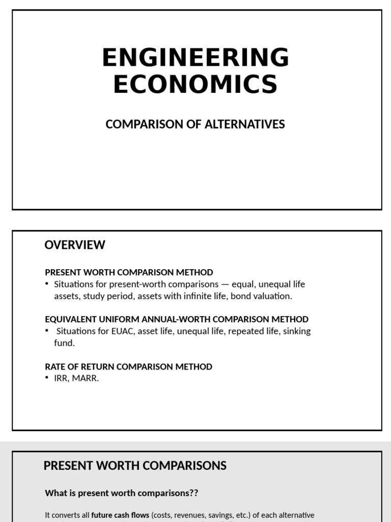 Engineering Economics 22m127 Kishore | PDF | Present Value | Internal ...