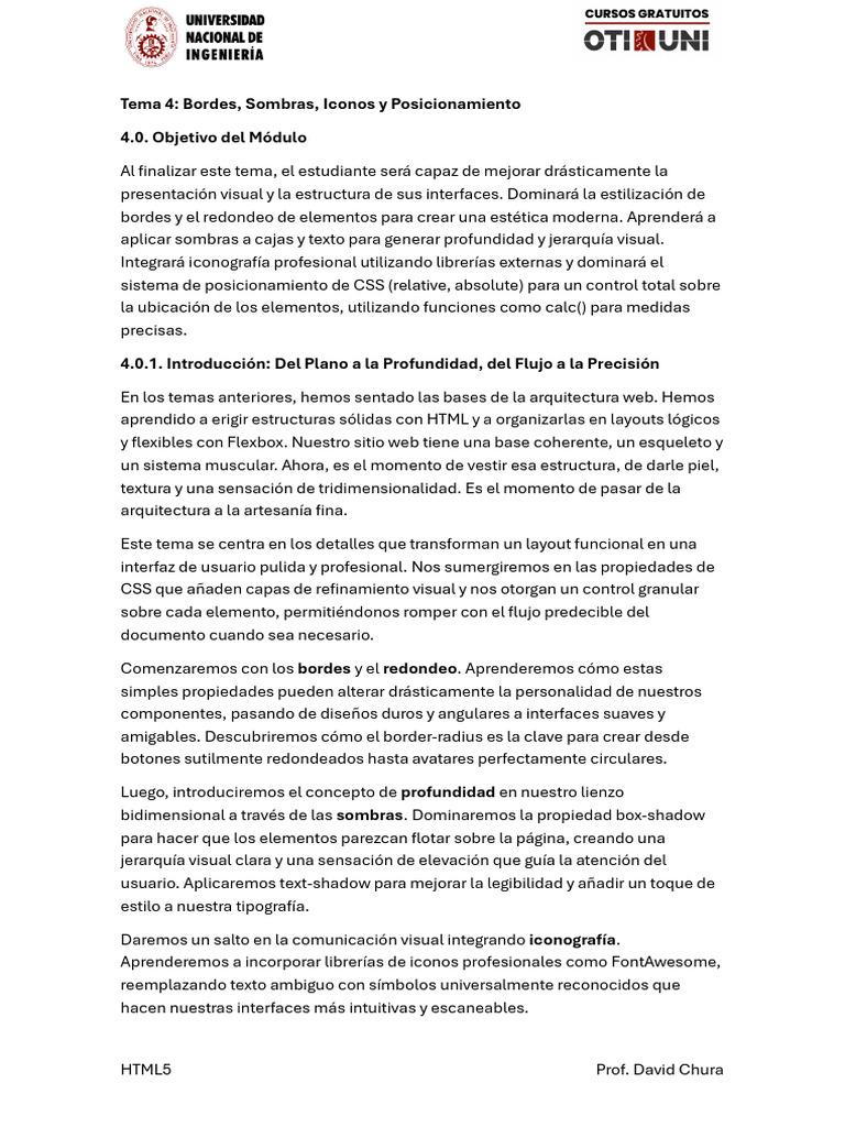 Tema 4 - HTML 5 | PDF | HTML | Estándares web