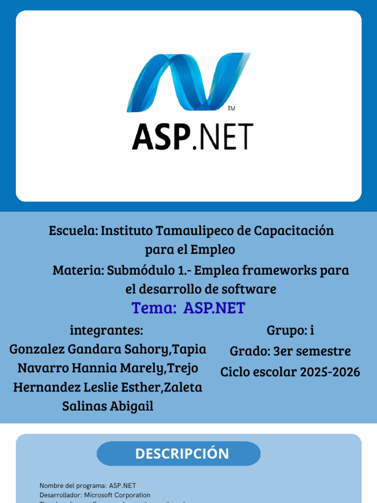 Introducción a ASP.NET para Desarrollo Web | PDF | .NET Framework ...