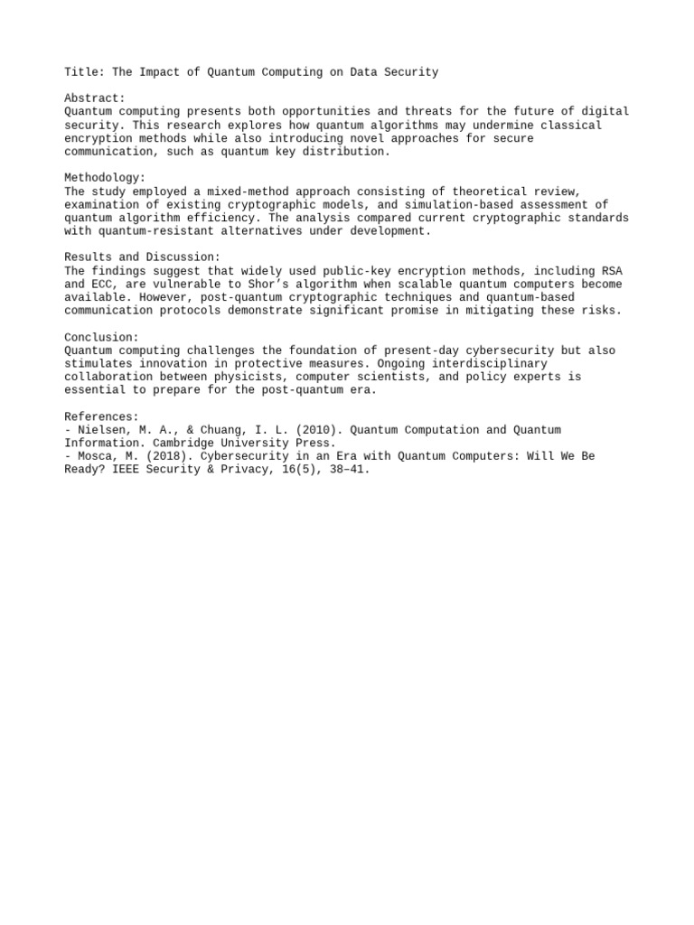 Descriptive Research Paper 2 Revised | PDF