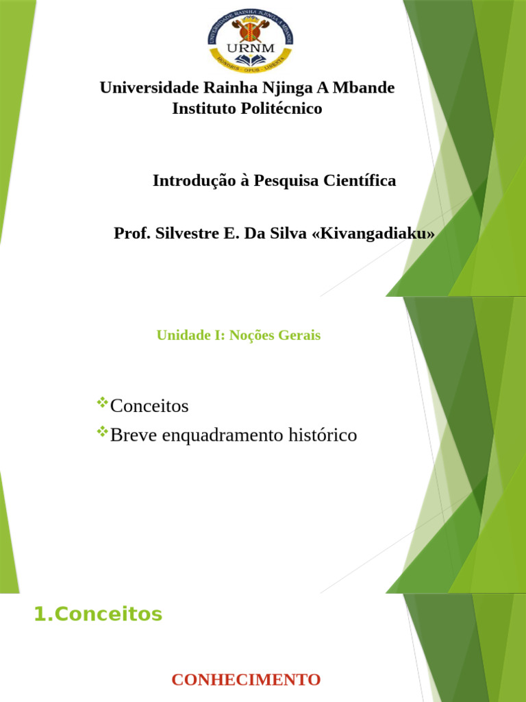Aula.1.IPC | PDF | Science | Método científico