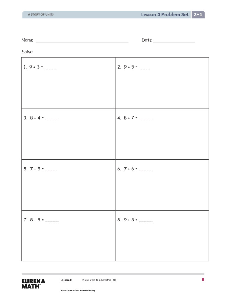 Lesson 4 Problem Set | PDF