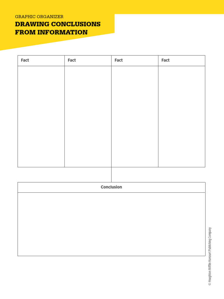 Drawing Conclusions Graphic Organizer | PDF