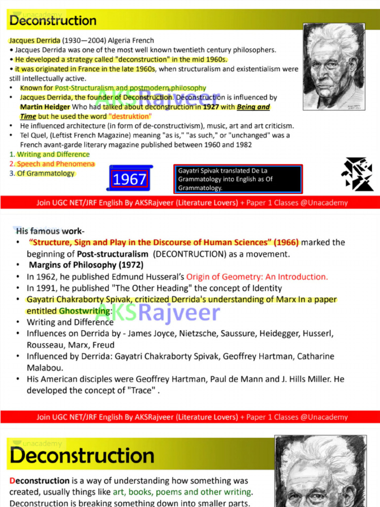 3 Deconstruction | PDF