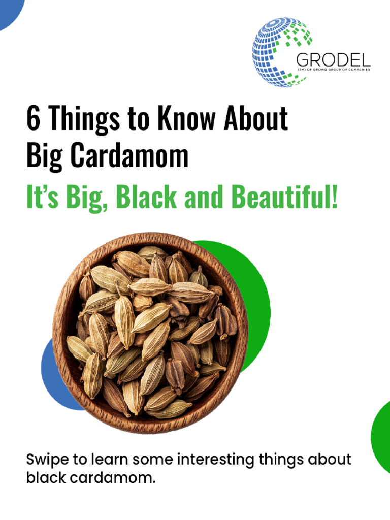 6 Things To Know About Big Cardamom | PDF