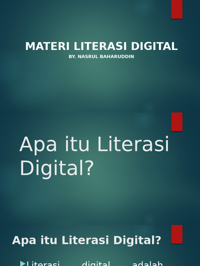 Materi Literasi Digital untuk Siswa | PDF