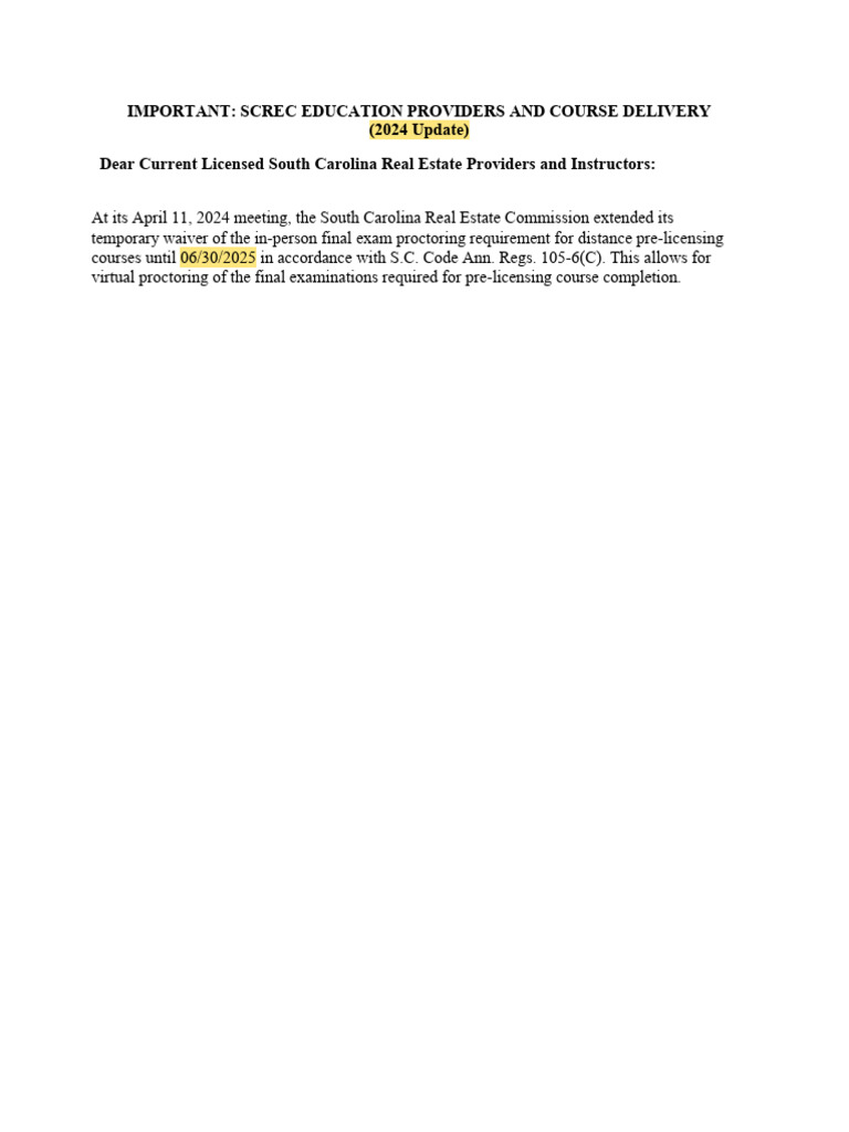 E-Blast Screc Education Delivery | PDF