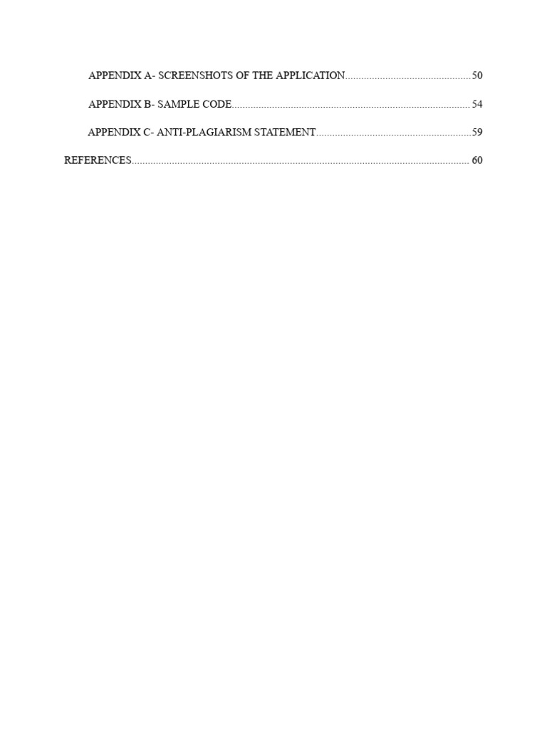 Application Screenshots and Code Samples | PDF