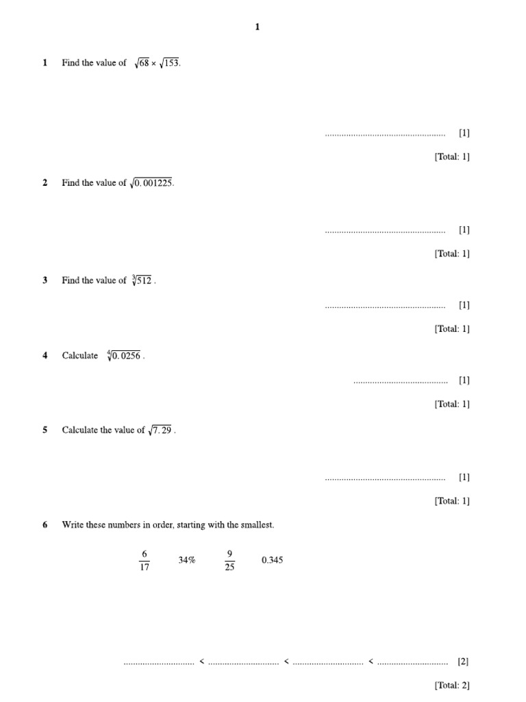 Class Examples Chapter1 Form 4 | PDF