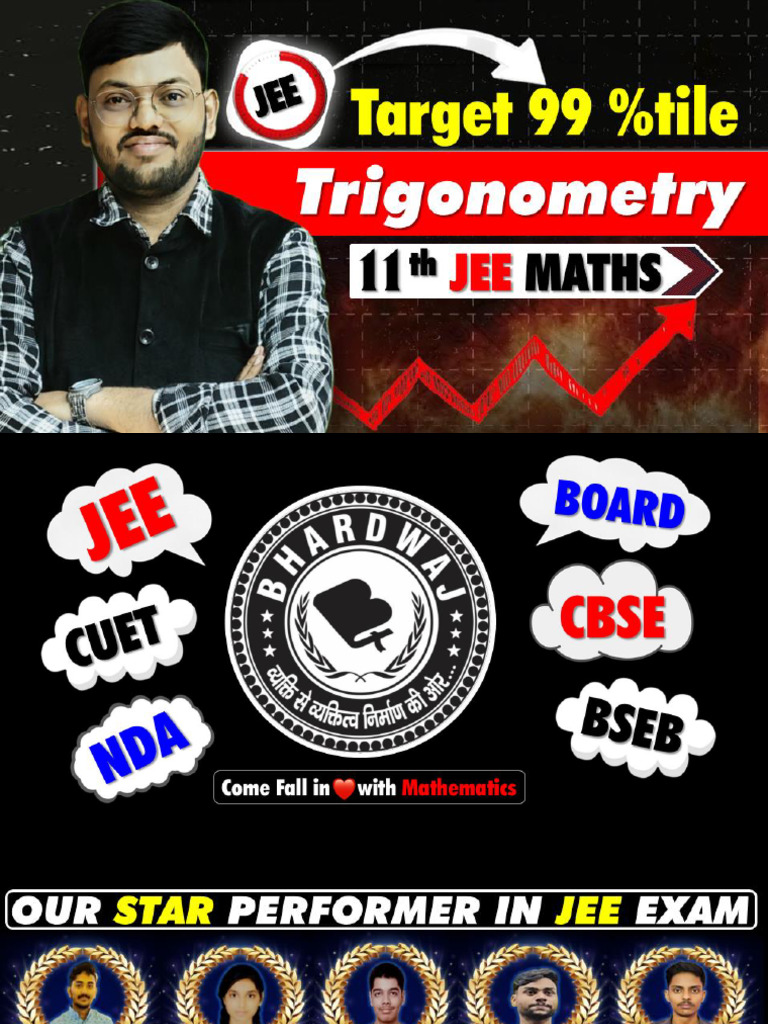 Trigonometry Formulas for JEE Preparation | PDF