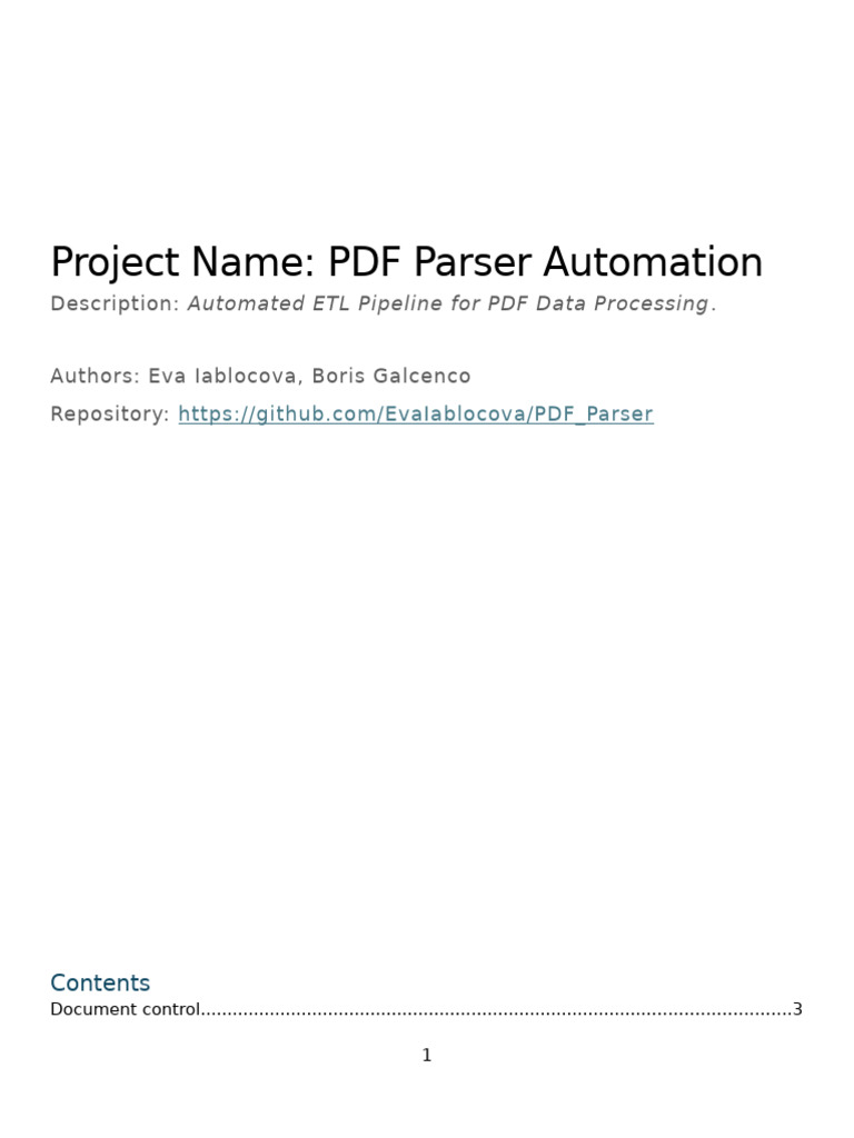 Documentation PDFparser | PDF | Computer File | Json