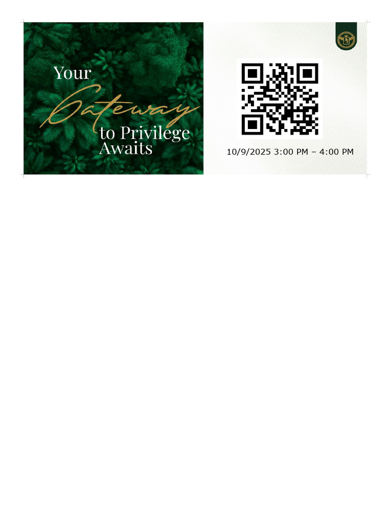 Reservation Code | PDF
