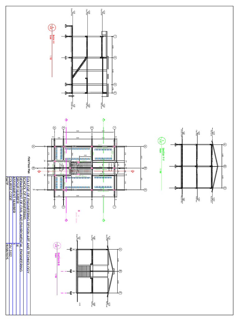GROUP 14 General Arrangement Drawing | PDF | Buildings And Structures ...