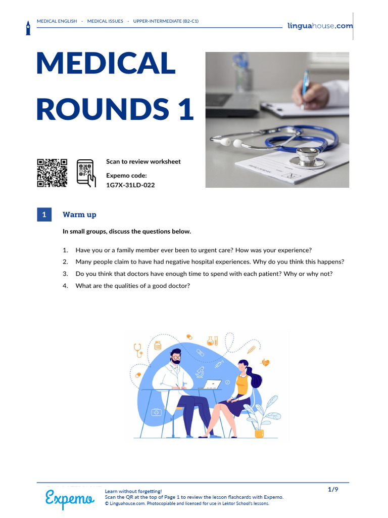 Medical Rounds 1 British English Student B2 C1 | PDF | Health Care ...