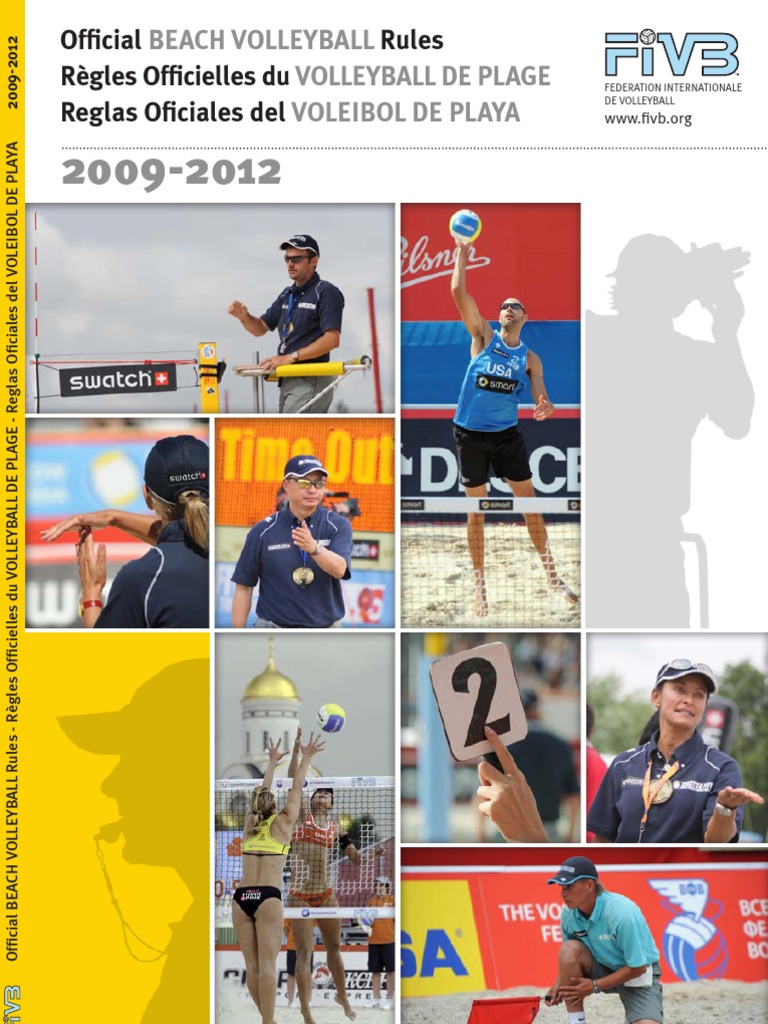 Fivb 2012 Rules | PDF | Volleyball | Referee