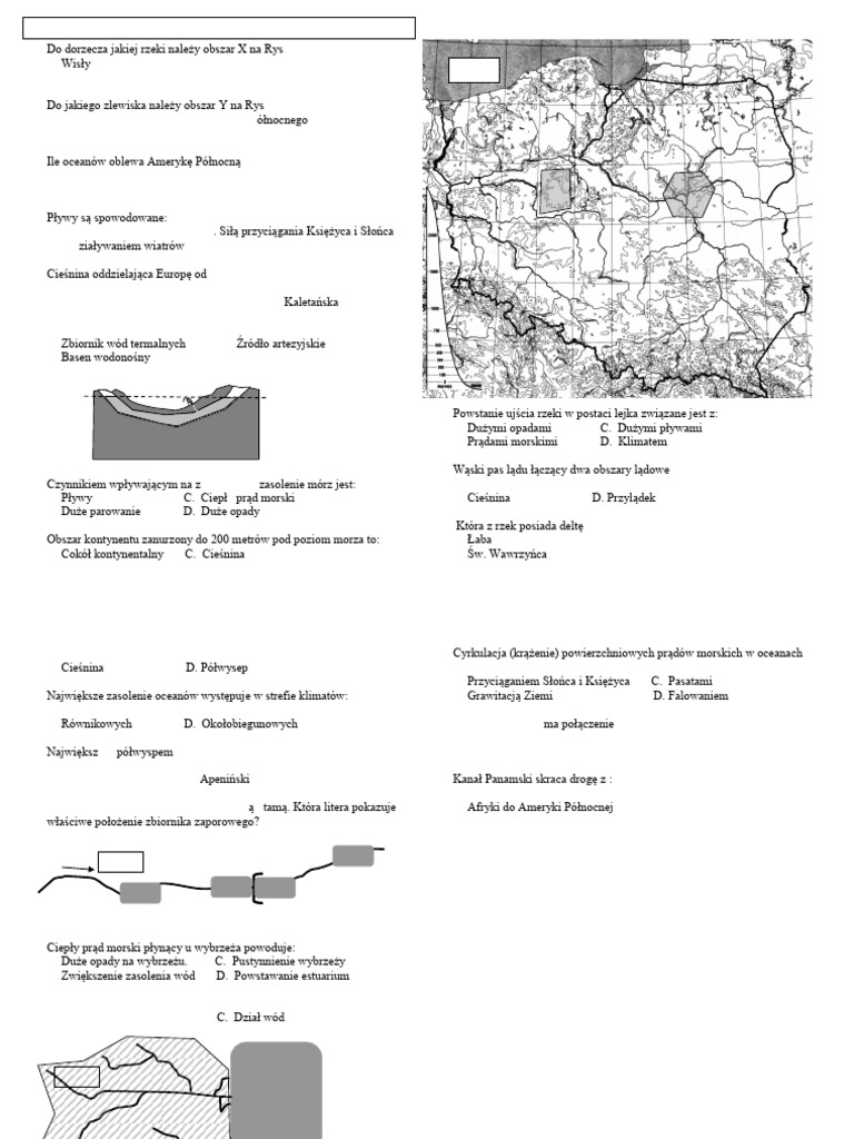 Test KL I Hydrosfera A 2015 | PDF