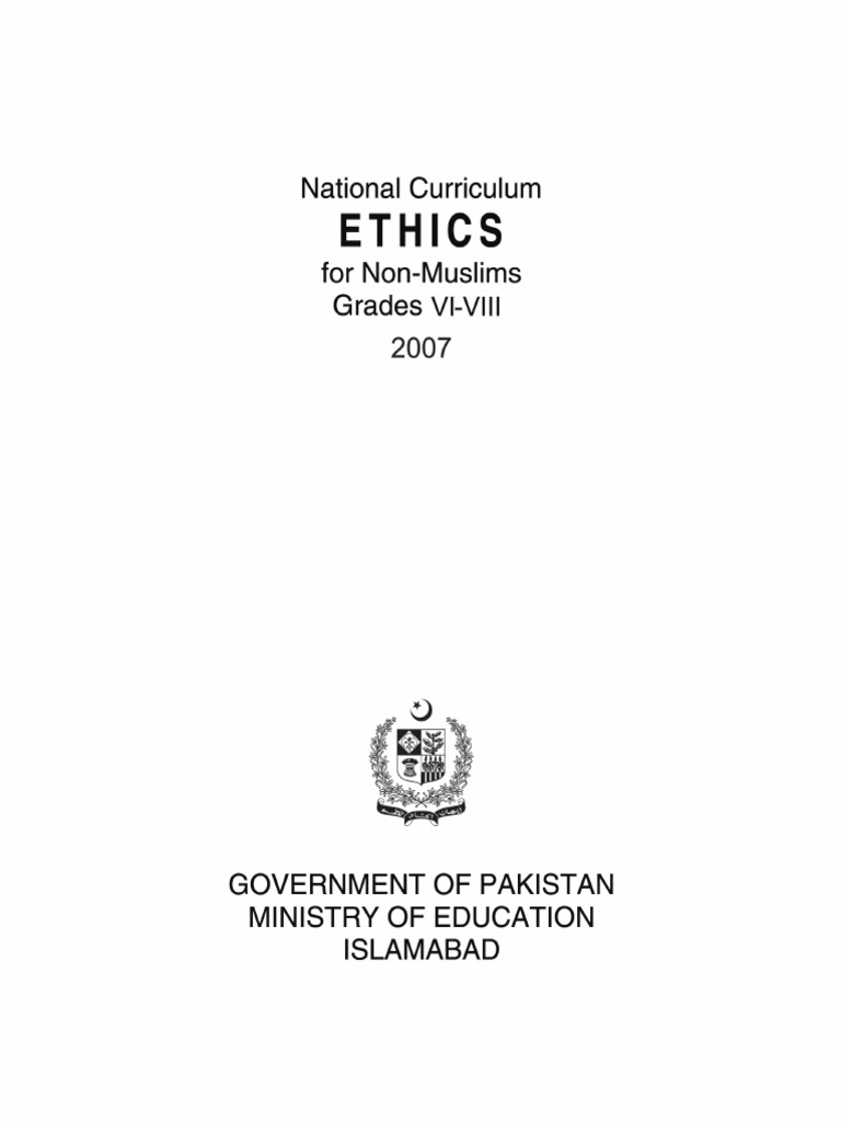 Ethics Grades VI-VIII | PDF