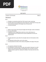 Deep Water Class 12 PYQs with Answers | PDF | Fear | Behavioural Sciences