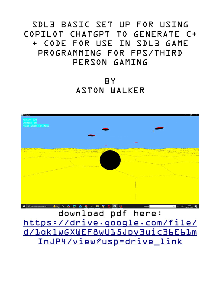 SDL3 Set Up and Visual Studio 2022 Set Up for AI generated C++ from ...