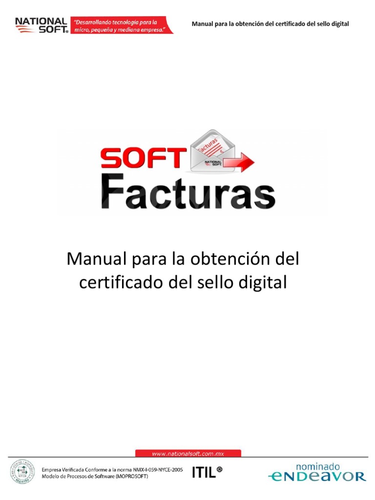 Manual para Obtencion de Sellos Digitales SAT | PDF | Archivo de ...
