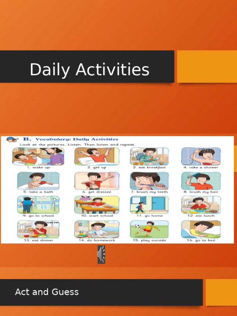 Daily Activities | PDF