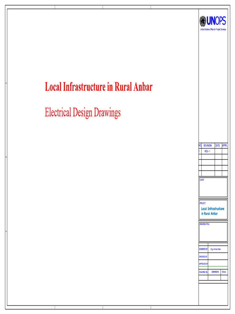 Annex 2.1.1-Electrical Design Drawings - Al-Kaifiyah | PDF