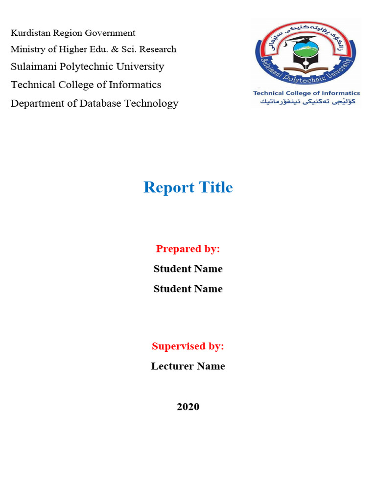 Report Template NET | PDF