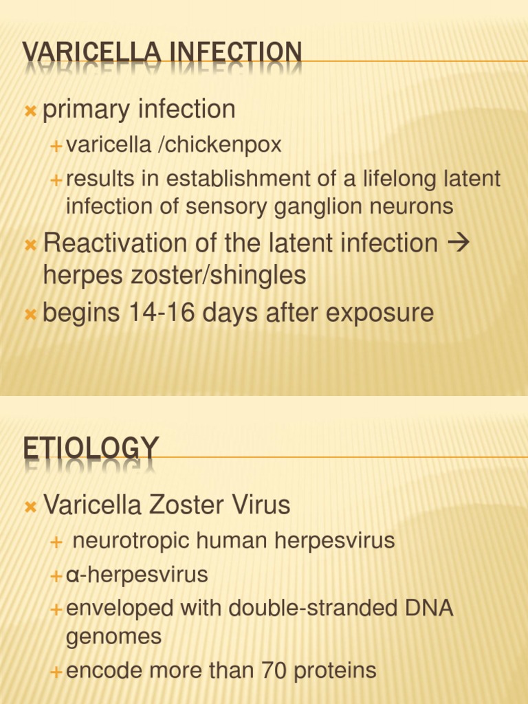 Varicella ER | PDF | Infection | Virus