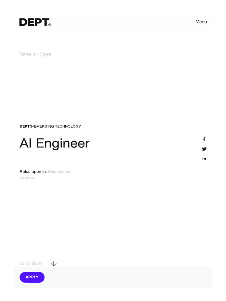 Dept Ai Engineer | PDF