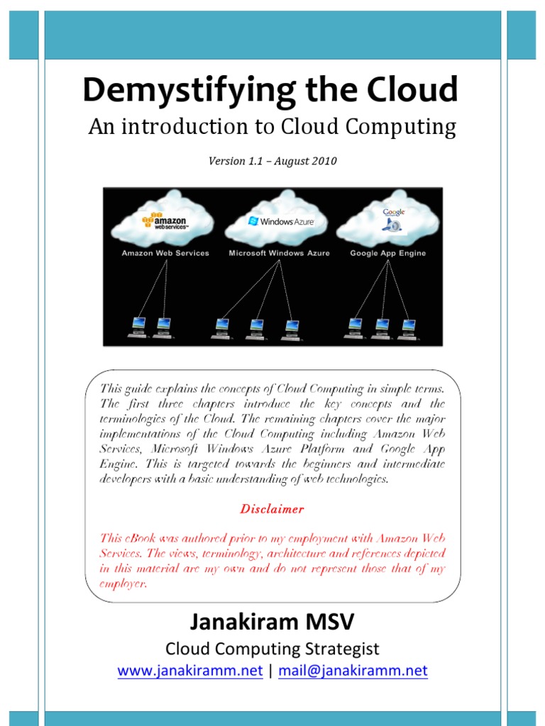 Demystifying The Cloud-eBook | PDF | Platform As A Service | Cloud ... Demystifying The Cloud-eBook | PDF | Platform As A Service | Cloud ...