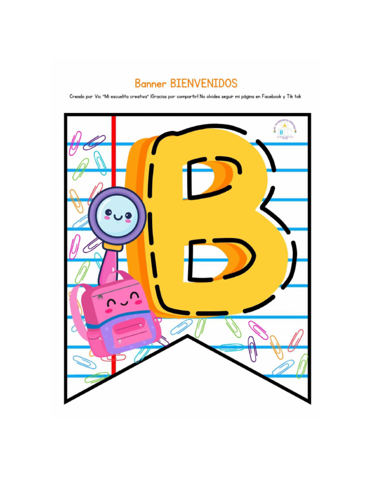 Banner Bienvenidos | PDF