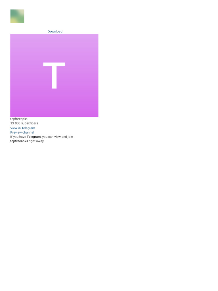 Telegram - View @topfreeapks | PDF