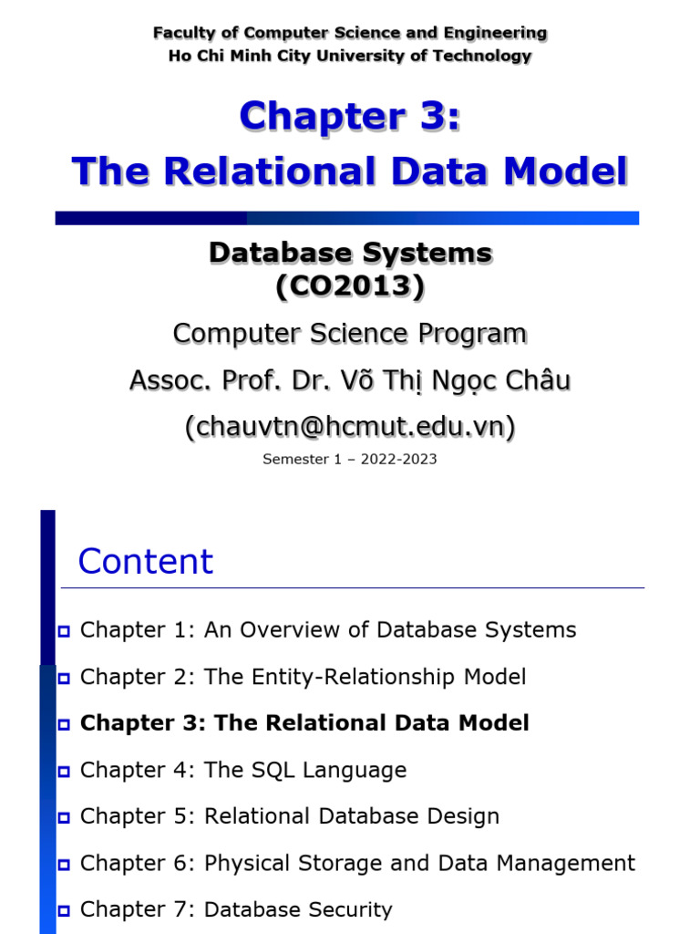 Understanding the Relational Data Model | PDF | Relational Model ...