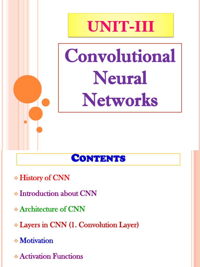 DL Unit-Iii | PDF | Visual Cortex | Deep Learning