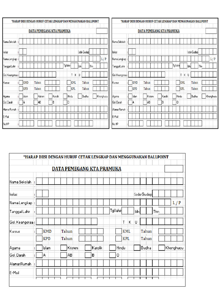 Form KTA | PDF