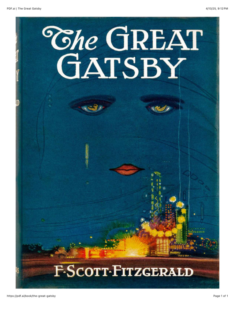 PDF - Ai - The Great Gatsby | PDF