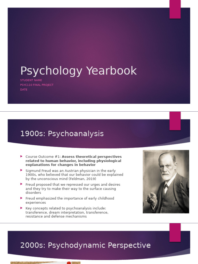 Week 8 Final Project Example Psychology Yearbook W References | PDF ...