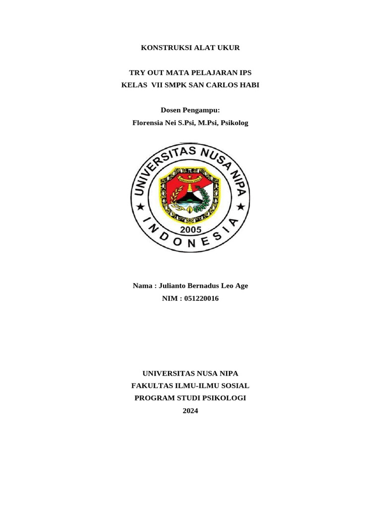 Alat Ukur 1 Anto Leo Age | PDF