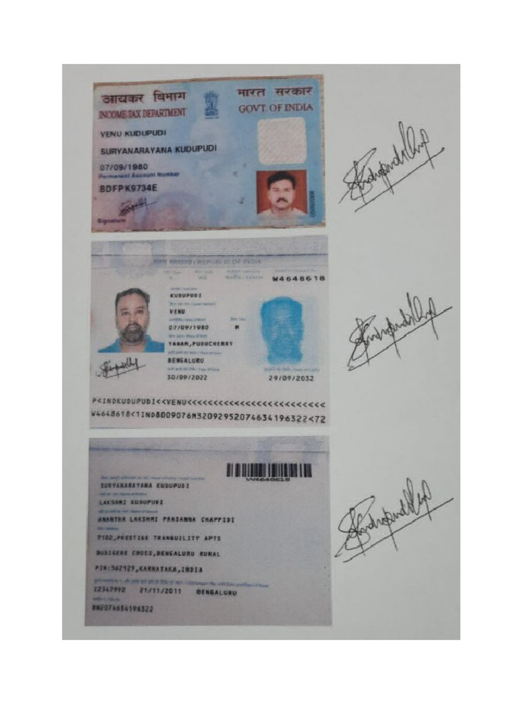 Passport PAN Signed | PDF