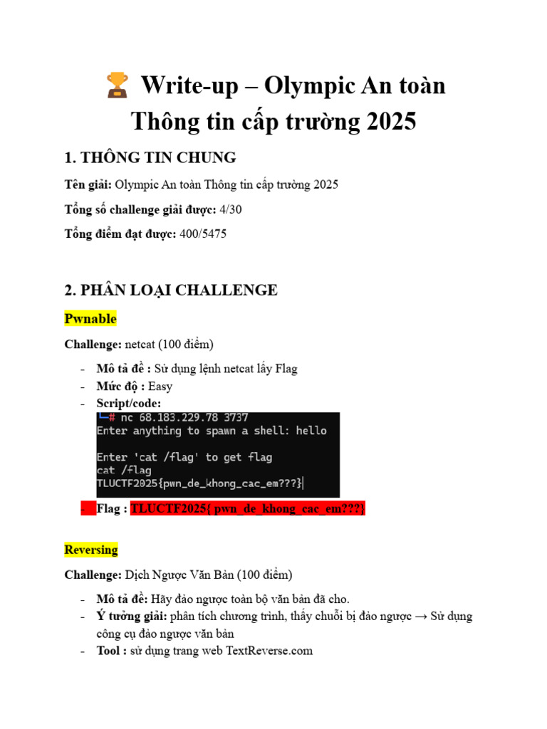 Write Up | PDF